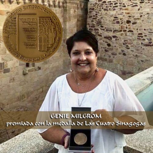 Genie Milgrom from Miami, Florida awarded the Medal of the Four ...